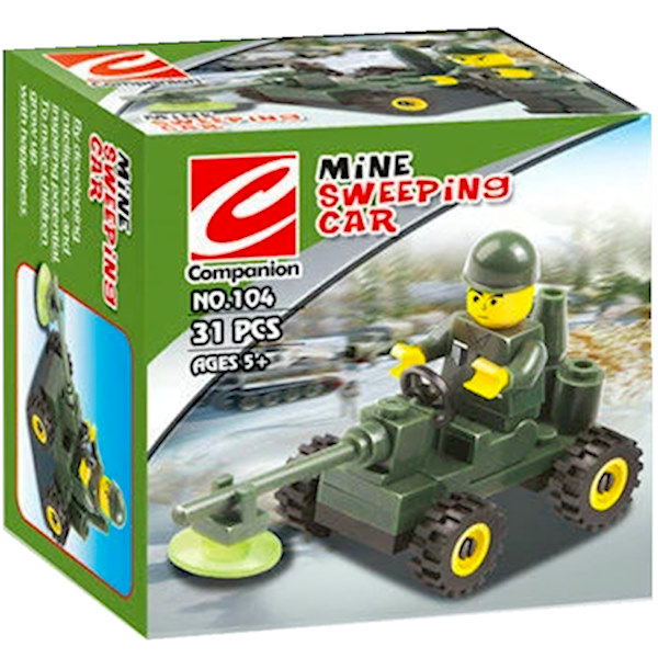 Коцки за Деца - Mine Sweeping Car - homeidea.mk