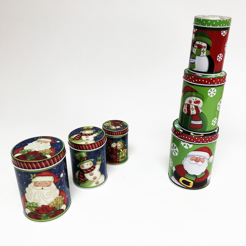 Метална кутија с/3 (Новогодишна) - homeidea.mk